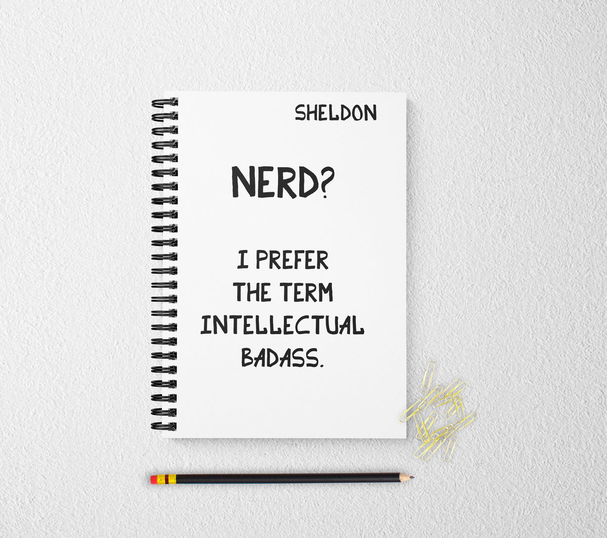 Nerd journal personalized notebook – Crafting With My Chis