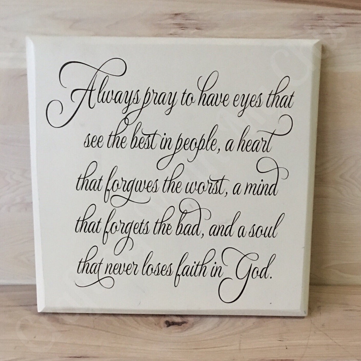 Always Pray Custom Sign, Christian Wood Sign, Religious Sign – Crafting ...