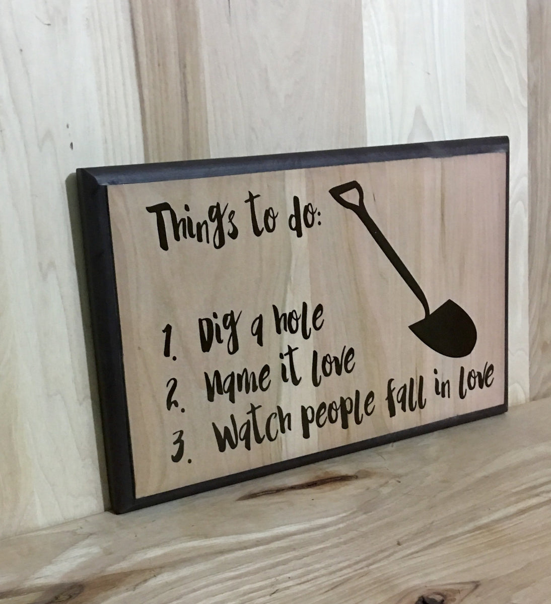 Funny Sign, Things To Do Funny Wood Sign, Humorous Wall Decor ...